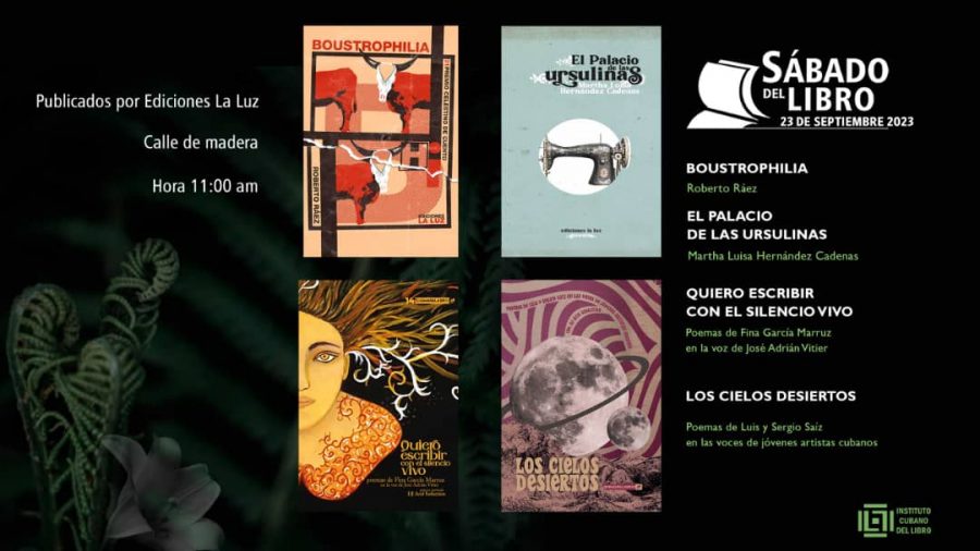 Ediciones La Luz en el Sábado del Libro | Cubaliteraria