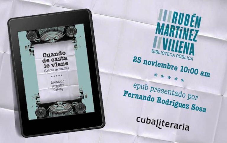 Cubaliteraria presenta Cuando de casta le viene… de Leonardo Depestre ...